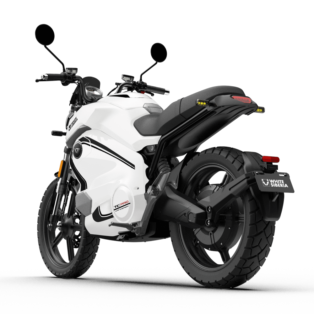 Купить электромотоцикл WHITE SIBERIA SUPER SOCO TC WANDERER PRO (Белый ...