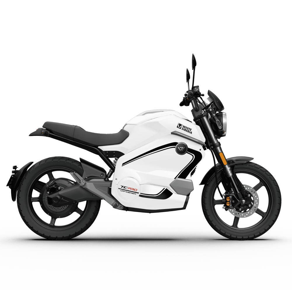 Купить электромотоцикл WHITE SIBERIA SUPER SOCO TC WANDERER PRO (Белый ...